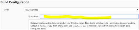 Jenkins Pipeline Script From Scm Option In Multibranch Pipeline Plugin Stack Overflow