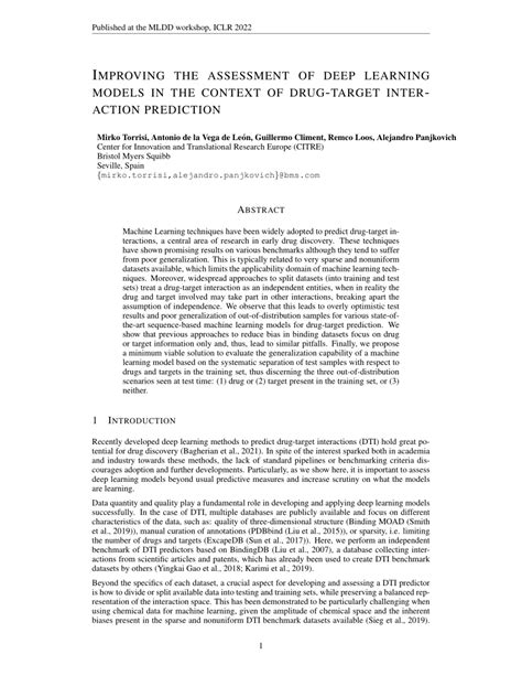 Pdf Improving The Assessment Of Deep Learning Models In The Context