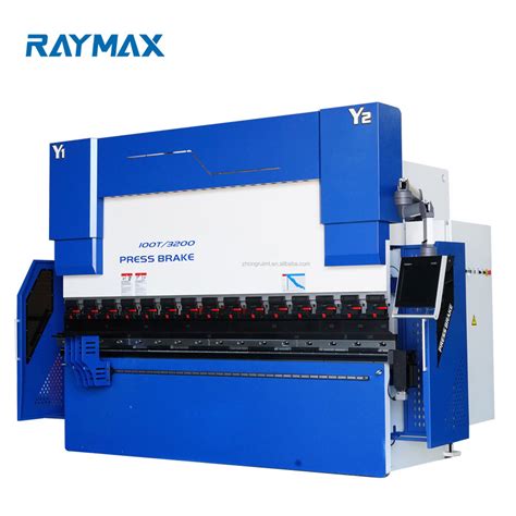 125 Tons 4100mm 5 Axis Cnc Servo Hydraulic Press Brake Bending Machine Raymax
