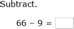 IXL Subtract A One Digit Number From A Two Digit Number With Regrouping Grade Math