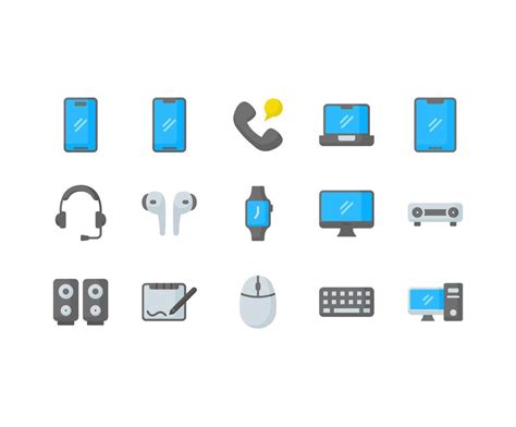 Gadgets And Electronics Icon Pack 50790793 Vector Art At Vecteezy
