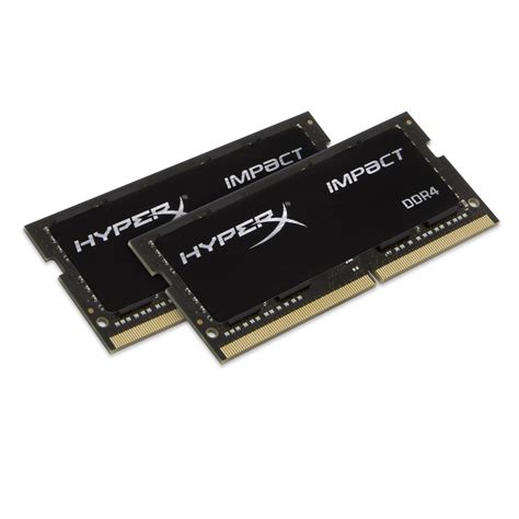 32GB Kingston HyperX Impact PC4 19200 DDR4 2400MHz CL14 SO DIMM Laptop Memory Kit 2x 16GB