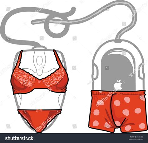 Male Female Computer Mouse Stock Vector Royalty Free Shutterstock