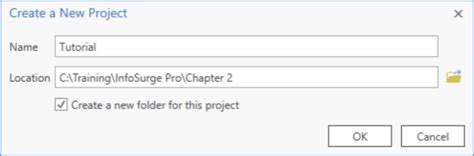 Create A New Infosurge Pro Project In Arcgis Pro Autodesk