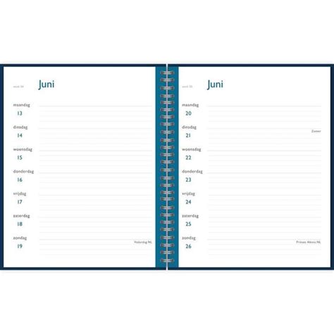 Marius Van Dokkum Bureau Agenda 2023 Met Spiraalringband Bol