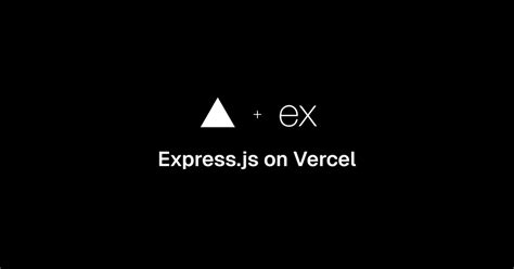 Backend Application Templates And Examples Vercel