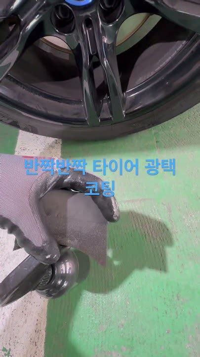 타이어 광택 코팅 Bmw 미쉐린 미쉐린타이어 세차 세차방법 세차브이로그 세차이야기 세차용품추천 타이어광택