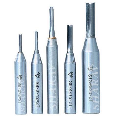 Tct Solid Carbide Acp Cutting Steel Sank Straight Bit For Cnc Router 2 Inch At Rs 450piece In