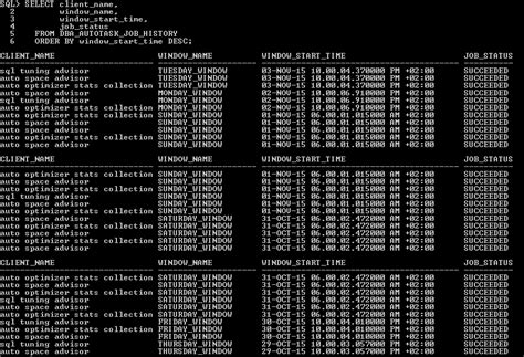 Oracledbpro Pini Dibask Blog Oracle Automatic Maintenance Tasks
