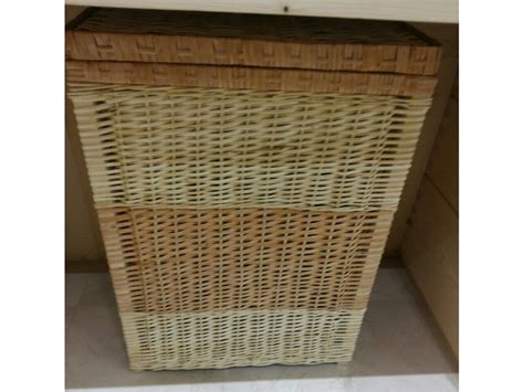 Купити кошик для бiлизни плетений з лози Прямокутний Львів Київ прямокутня білизнярка