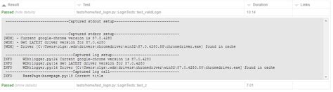 python pytest captured stderr setup and captured log setup duplicated stack overflow