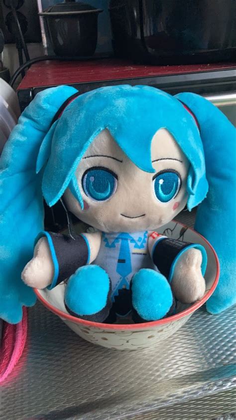 Miku Plush In Bowl