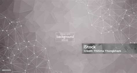 연결된 점 들과 라인 연결 구조 미래 Hud 배경 벡터 일러스트 레이 션 추상 다각형 배경 추상적인에 대한 스톡 벡터 아트 및 기타 이미지 Istock