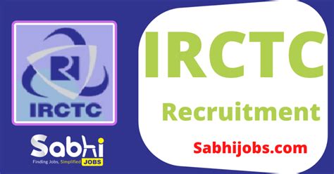 Irctc Jobs Notification 2024 Apply Offline For 1 Consultant Vacancy