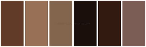 Brown Aesthetic Color Palettes Aesthetic Color Palette