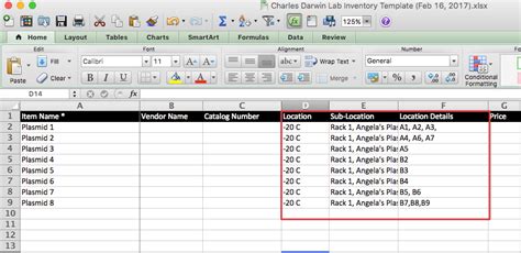 import freezer inventory to quartzy interactive freezer boxes via excel