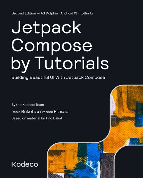 jetpack compose by tutorials printige bookstore