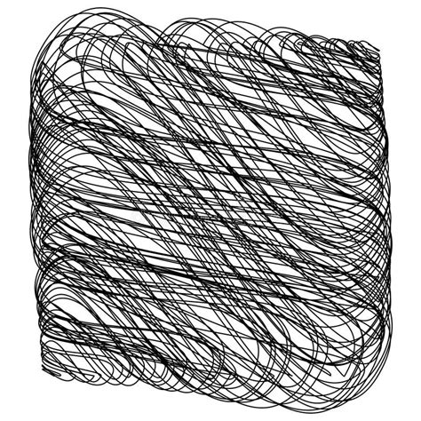 Square Rectangle Scribbling Sketchy Sketch Doodle Lines Element