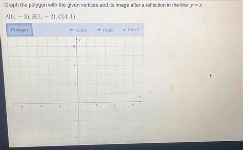 Solved Graph The Polygon With The Given Vertices And Its Image After A