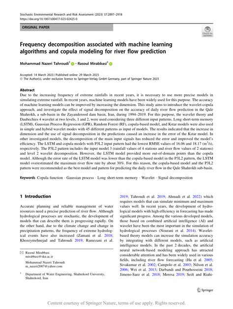 Frequency Decomposition Associated With Machine Learning Algorithms And