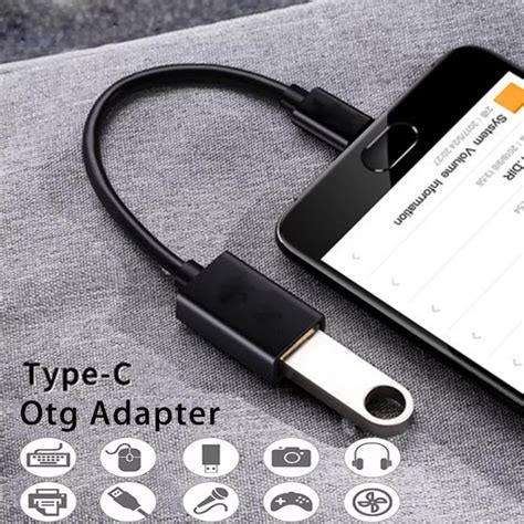 Cabo Otg Tipo C Adaptador Celular Conversor Usb Pendrive Shopee Brasil