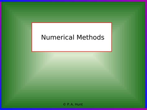 Numerical Methods A Level Maths Further Maths Teaching Resources