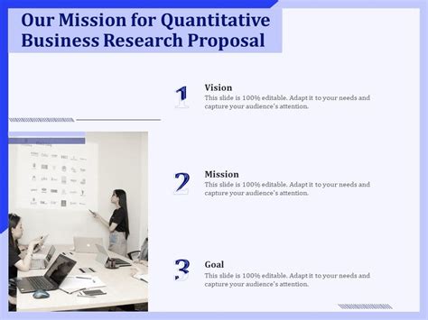 Our Mission For Quantitative Business Research Proposal Ppt Powerpoint Pres