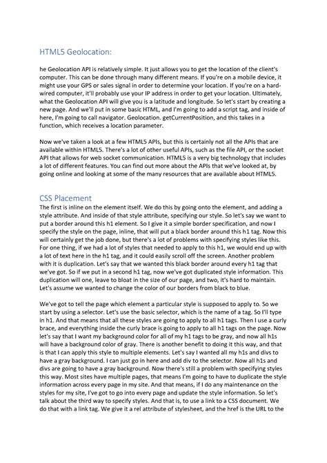 Html5 Geolocation Html5 Geolocation He Geolocation Api Is Relatively Simple It Just Allows