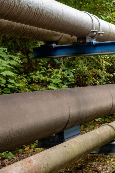 Pipeline Of The Industry For Various Liquids Stock Image Image Of Engineering Nature 255452951