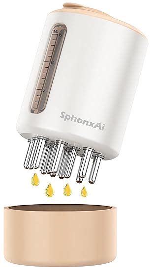 Amazon Com SphonxAi Electric Hair Oil Applicator Scalp Massager 2 In 1 15ml Capacity Scalp