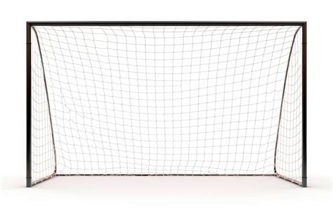 Premium Ai Image Single Soccer Net On White Background