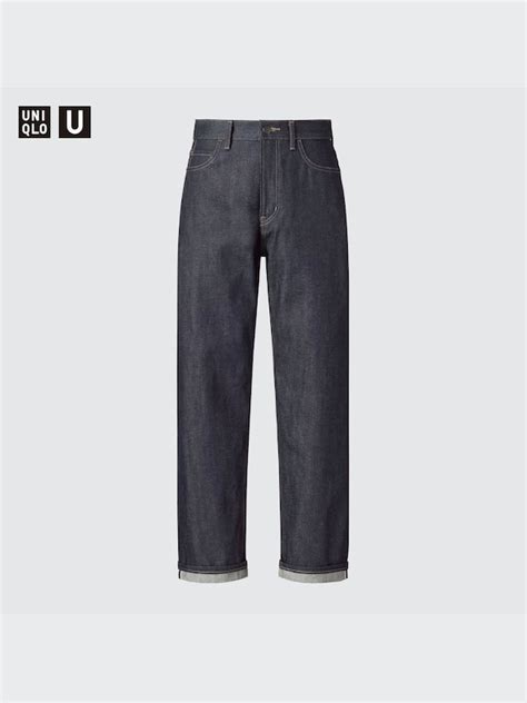 Mens Selvedge Regular Fit Jeans Uniqlo Uk