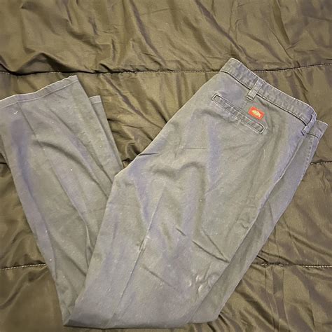 Navy Slim Fit Dickies Pants Depop