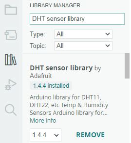Temperature Humidity SunFounder ESP Starter Kit Documentation