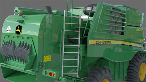 John Deere T670i Harvester 3d Model By Ferhatkose19