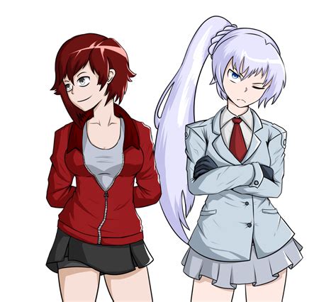 Ruby And Weiss By Sorairo Wolf On Deviantart