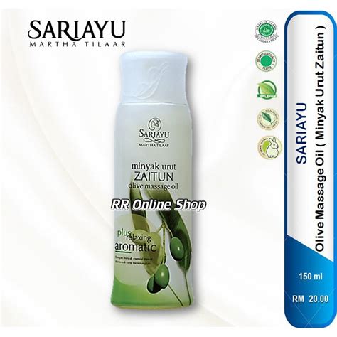 Sariayu Minyak Urut Zaitun Olive Massage Oil Plus Relaxing Aromatic
