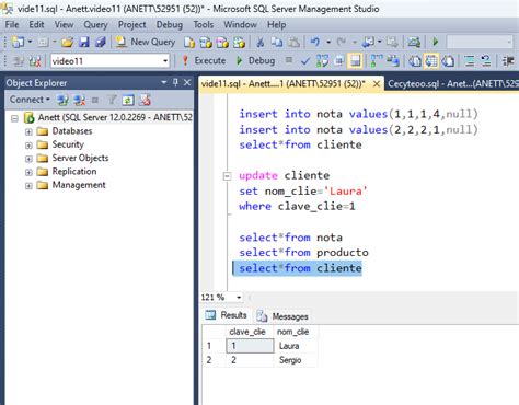 Base De Datos Modificar Datos Update Video 11