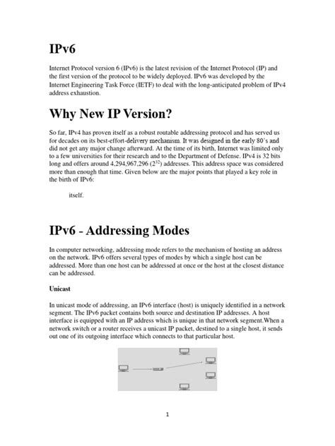 Ipv 6 Pdf I Pv6 Ip Address
