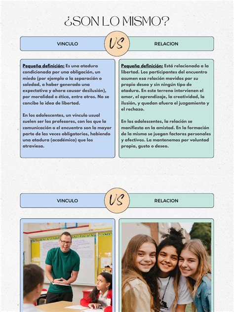 Vínculo Vs Relación Pdf