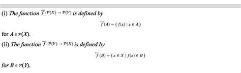 Solved 21 Let F X Y Be A Function Prove That I Fis
