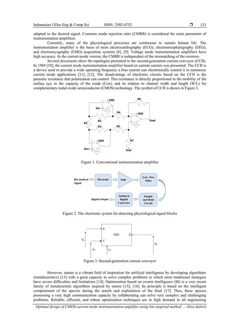 Optimal Design Of Cmos Current Mode Instrumentation Amplifier Using Bio