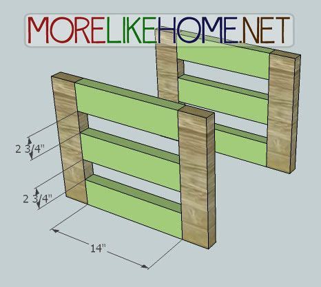 More Like Home Day Build A Simple Storage Bin