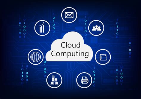 Vector Illustration Cloud Computing Innovation Technology Hitech