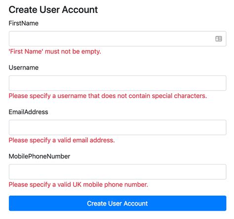 Binding Fluent Validation To An Html View C Aspnet Mvc Core Simon Gilbert Blog