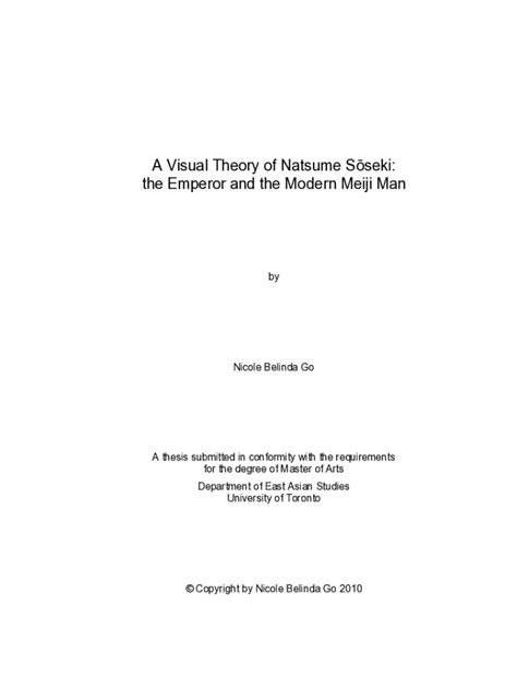 Fillable Online Tspace Library Utoronto Nicole Thesis Final Form Doc Fax Email Print Pdffiller