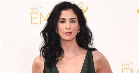 Sarah Silverman Shows Off Boobs And Pot On Emmys Red Carpet E Online