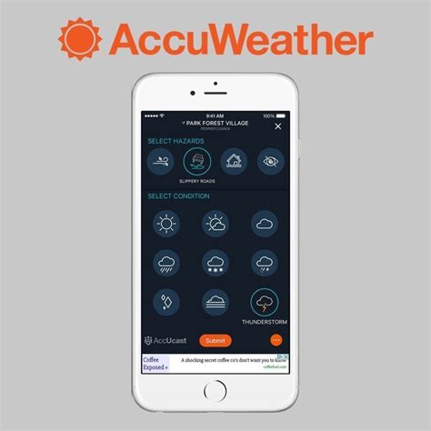 Accuweather Launches App For Iphone Ipad And Ipod Touch With Ios 10 Update Providing Best In