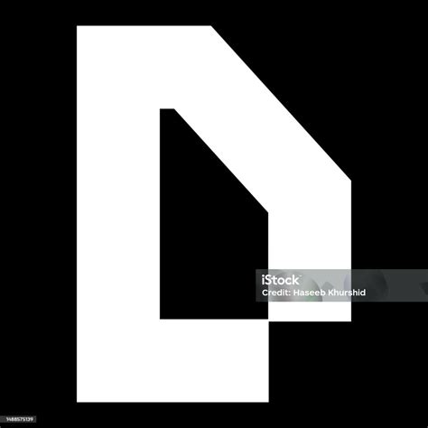 최소한의 D 로고 고급 배경에 D 문자의 아이콘입니다 Dl 모노그램 이니셜을 기반으로 한 로고 아이디어 전문적인 다양한 문자 기호와 배경에 Ld 로고 0명에 대한 스톡 벡터