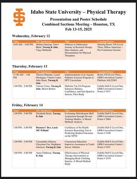 Isupt Csm2025 Physicaltherapy Collaboration Lifelonglearning